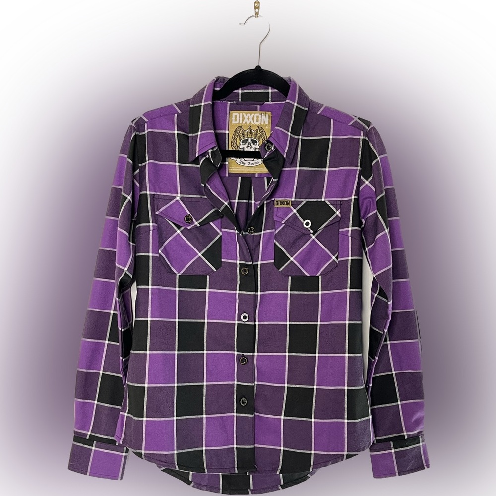 Dixxon The Crown Plaid Flannel Shirt - Gem
